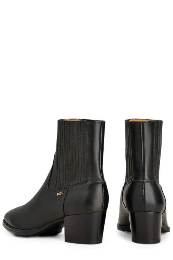 TOD'S Block Heel Ankle Boots