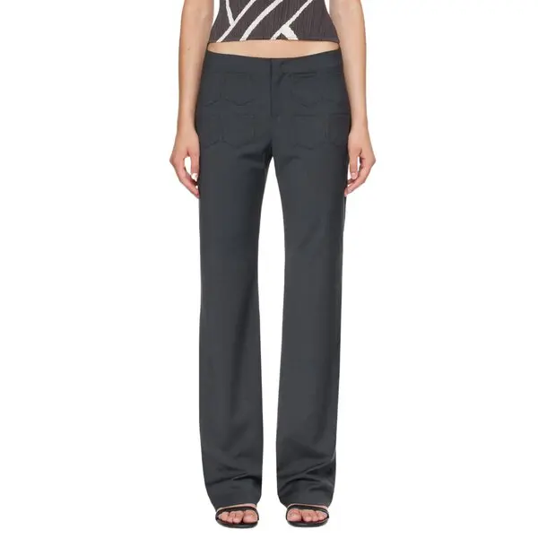 Paloma Wool Solid-color Casual Trousers