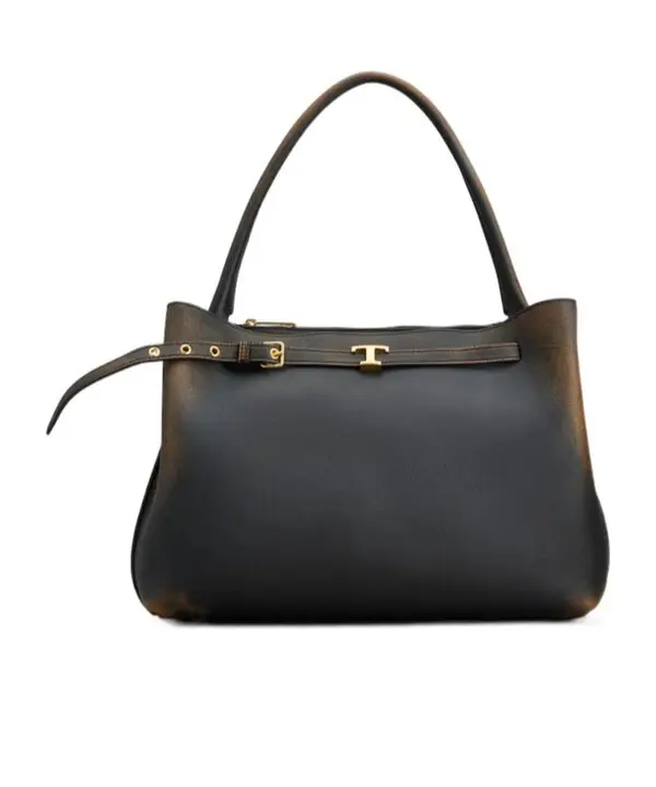 TOD'S T Signature Handbag In Leather Small - No