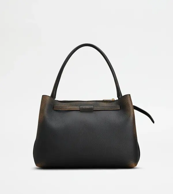 TOD'S T Signature Handbag In Leather Small