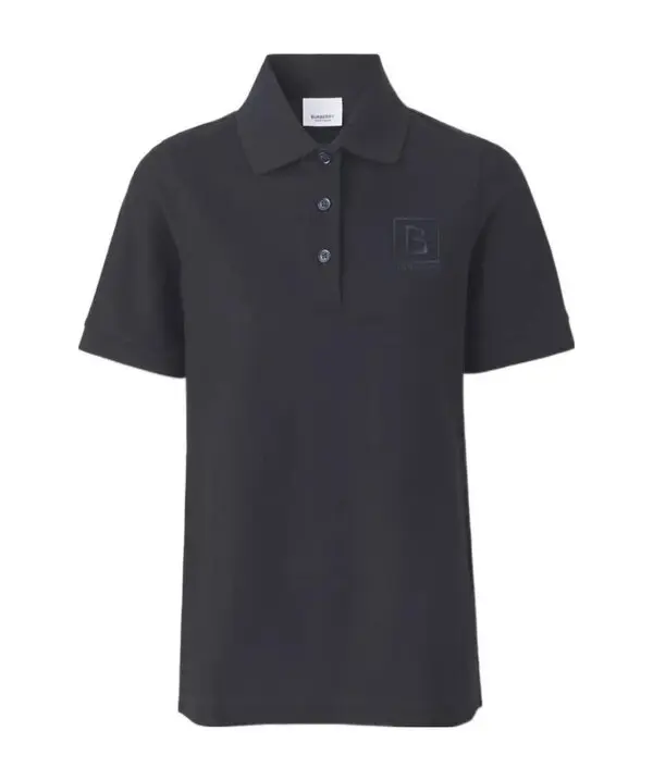 Burberry Letter Pattern Polo Shirt
