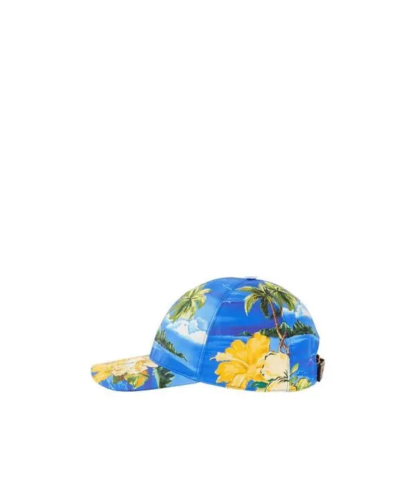 Gucci Tropical Print Cap - Blue