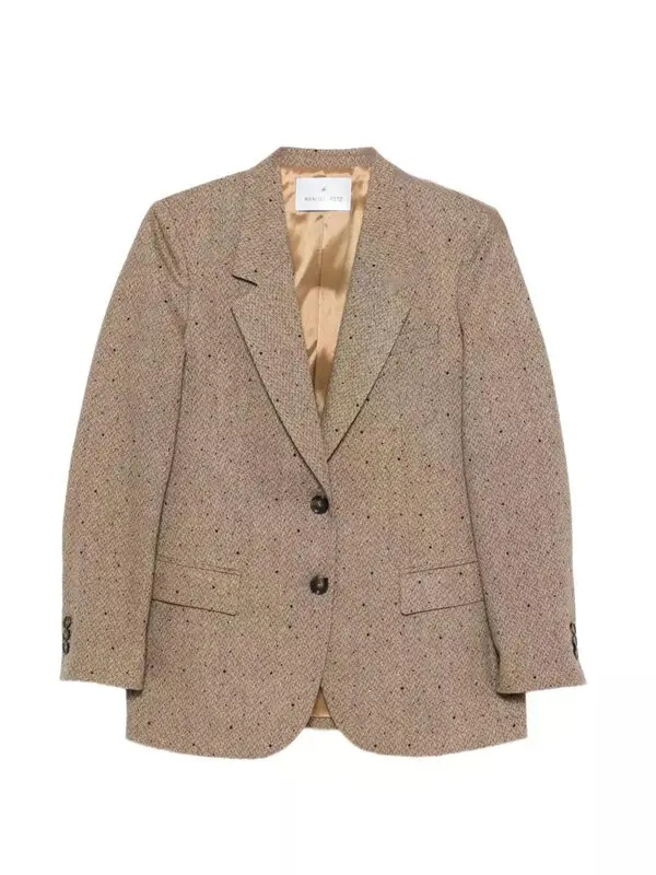 MANUEL RITZ Chevron-pattern Blazer