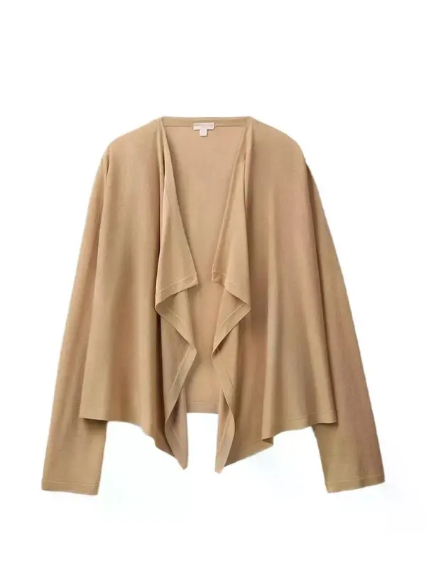 BENETTON Draped Long-sleeve Cardigan