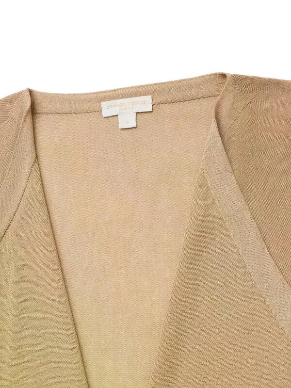 BENETTON Draped Long-sleeve Cardigan