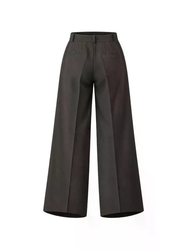 LE SULLY STUDIO Pleated Wide-leg Trousers