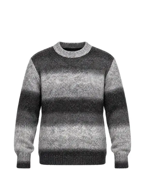 DANIELE ALESSANDRINI Gradient-effect Long-sleeve Sweater