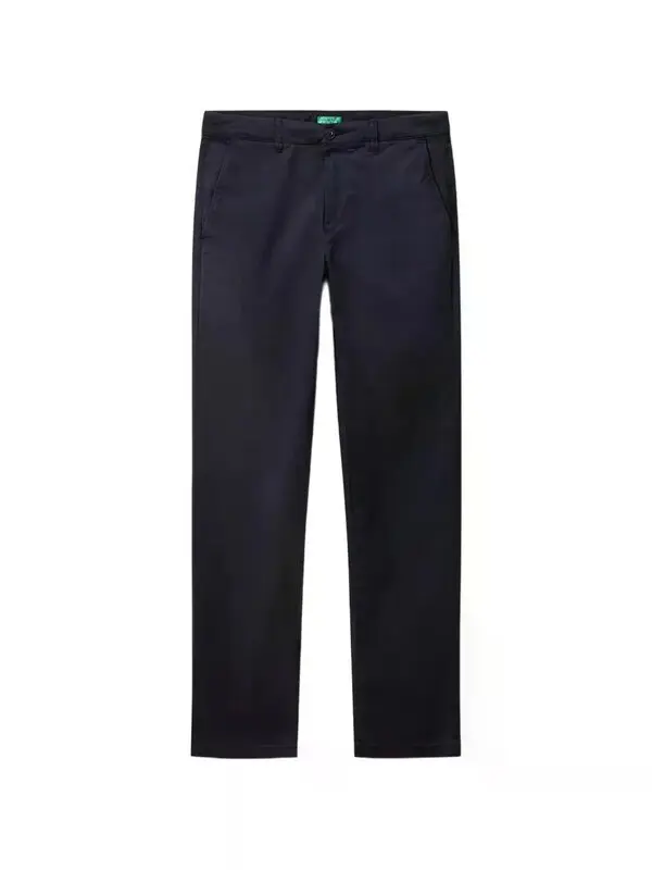 BENETTON Straight-leg Cotton Trousers