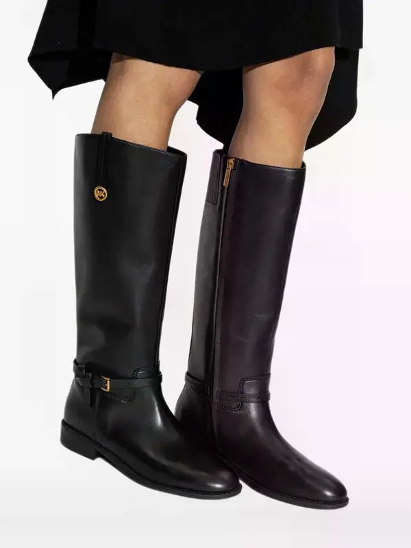 Michael Kors Beverly Leather Riding Boots