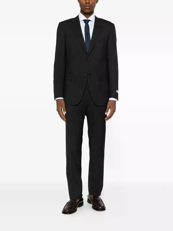 Canali Check-pattern Wool Suit