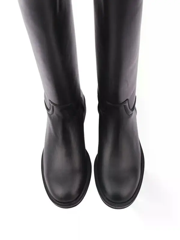 NUBIKK Maeve Rider Knee-high Boots - Black