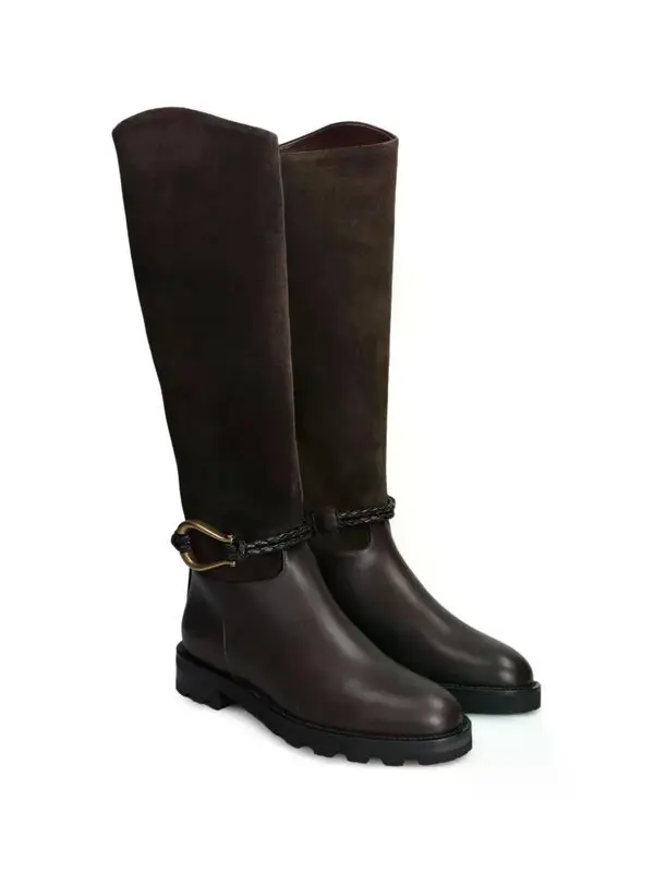 Roberto Festa Morgan Braided-strap Knee-high Boots