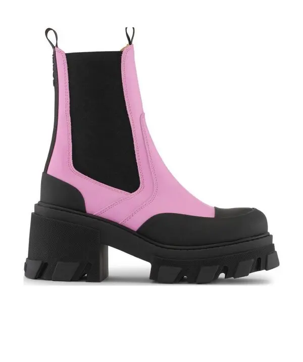 GANNI Logo Short Boots