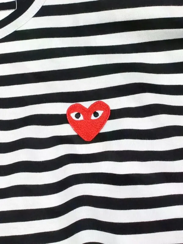 Play Comme Des Garcon Striped T-shirt