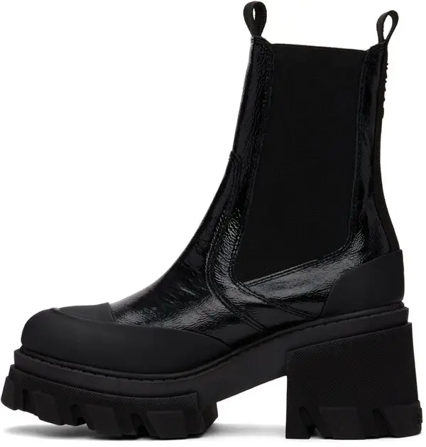 GANNI Cleated Mid Chelsea Boots