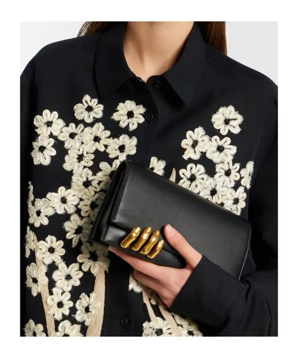 Khaite Hand Leather Clutch
