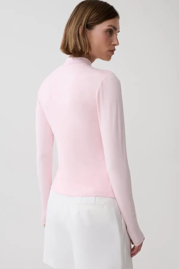 Meshki Jurney Longsleeve Roll Neck Top