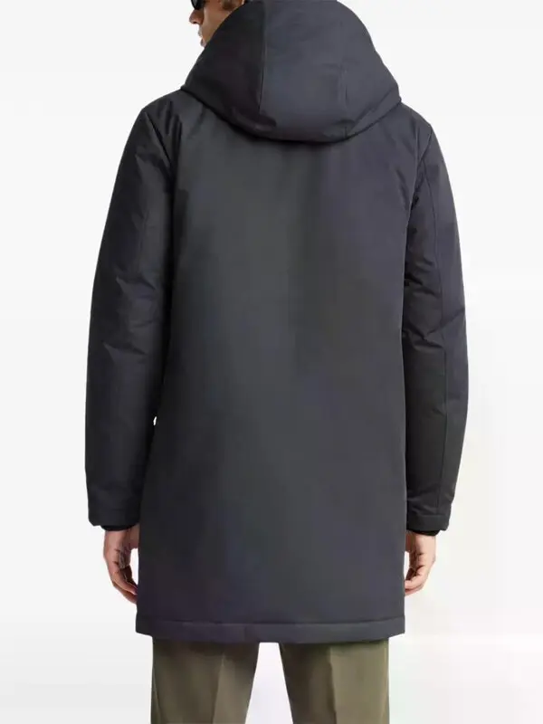 FAY Hooded Button-fastening Down Parka