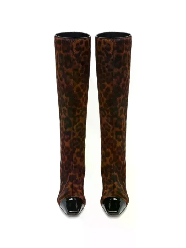Ulla Johnson Carlyle Leopard-print Knee-high Boots