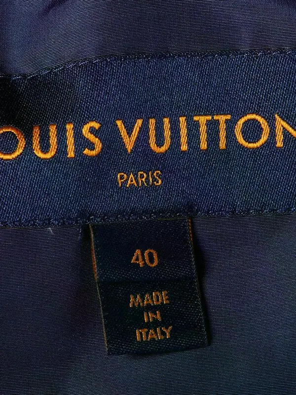LOUIS VUITTON Monogram Detail Windbreaker Coat