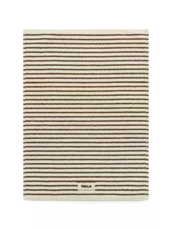 TEKLA Terry Striped Cotton Bath Mat