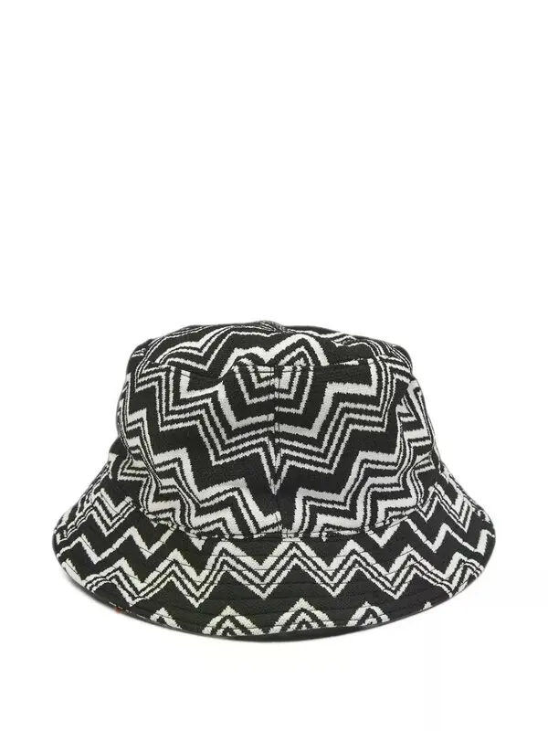 Missoni Zigzag-pattern Knit Bucket Hat