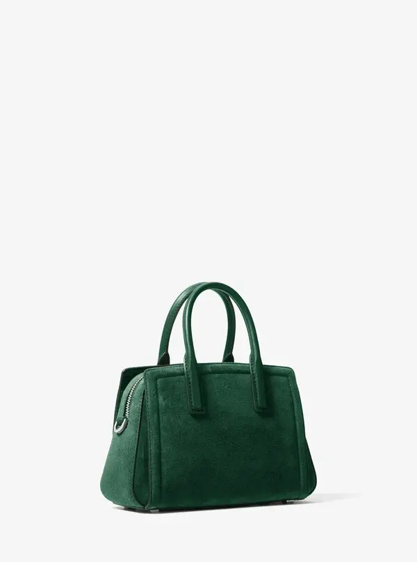 Michael Kors Laila Extra-small Suede Crossbody Bag In By