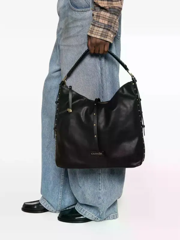 CAFÈNOIR Stud-embellished Shoulder Bag