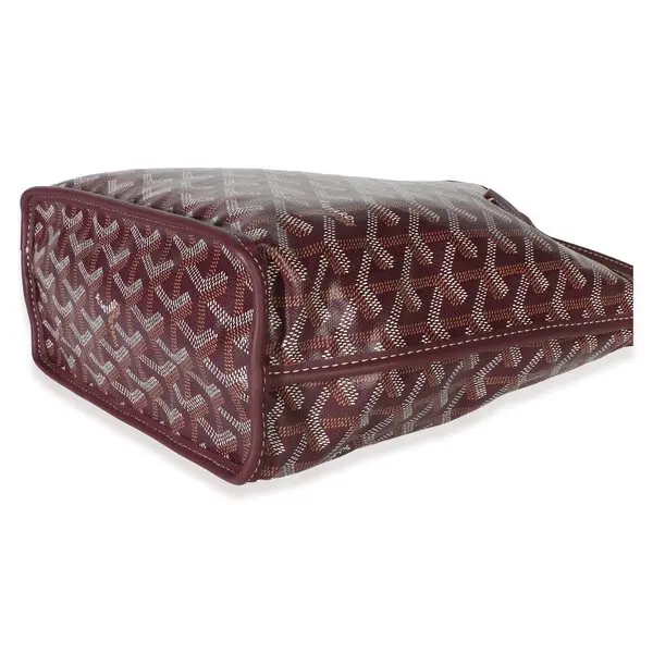 Goyard Burgundy Goyardine Canvas Anjou - Red