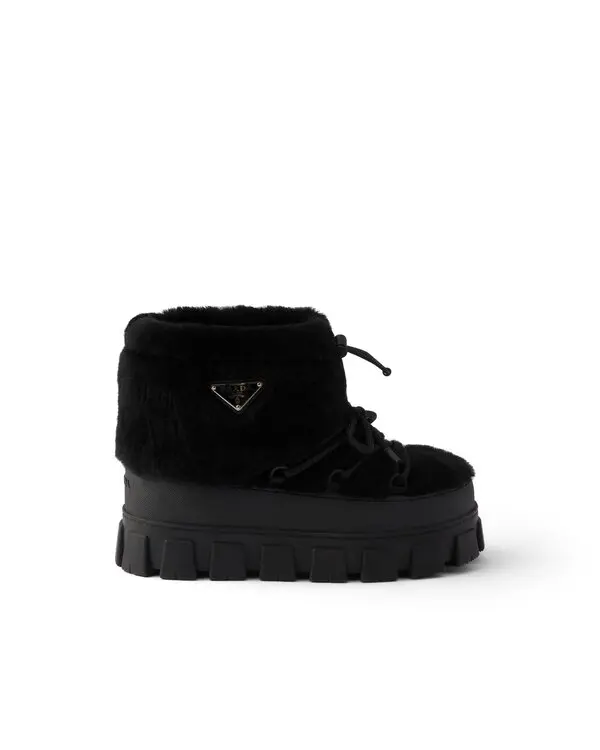 Prada Shearling Après-ski Boots