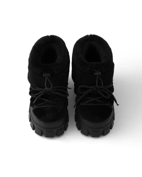 Prada Shearling Après-ski Boots