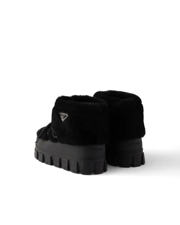 Prada Shearling Après-ski Boots