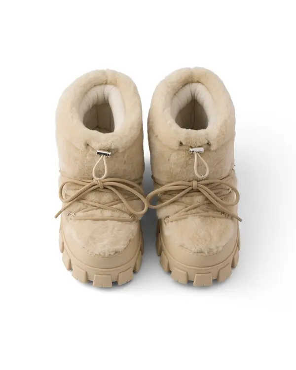 Prada Shearling Après-ski Boots