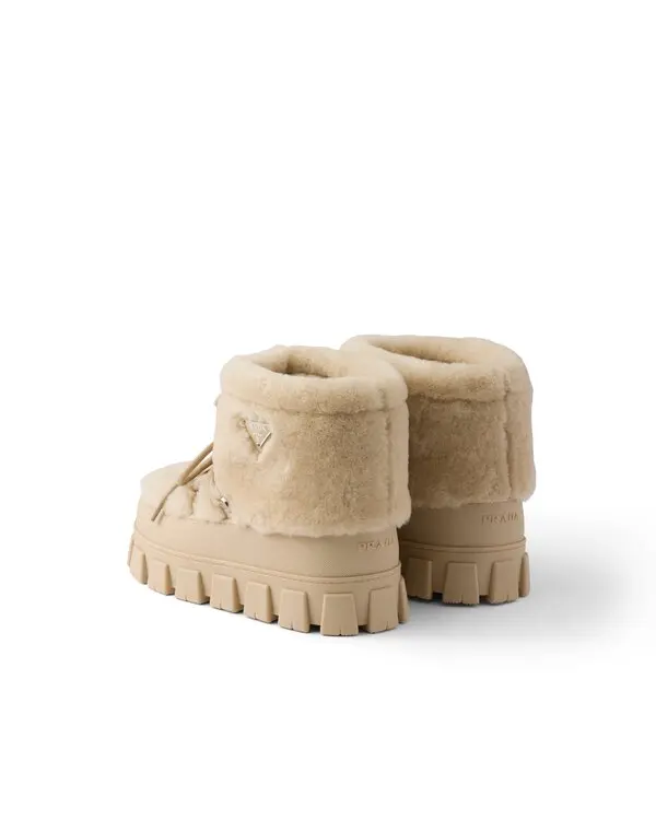 Prada Shearling Après-ski Boots