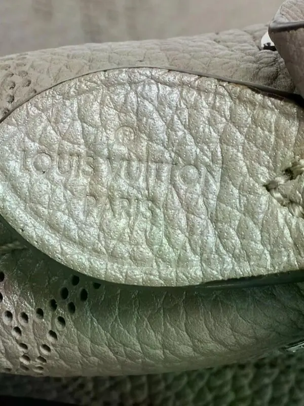 LOUIS VUITTON Bella Gris Souris Monogram Mahina Tote Bag
