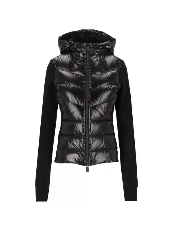 Moncler Quilted-panel Drawstring Hoodie