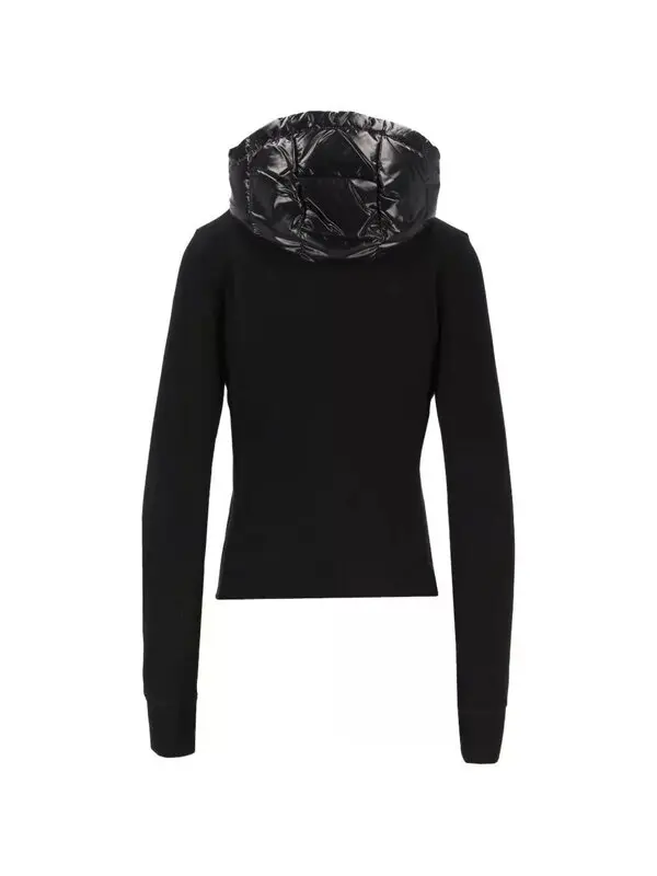 Moncler Quilted-panel Drawstring Hoodie