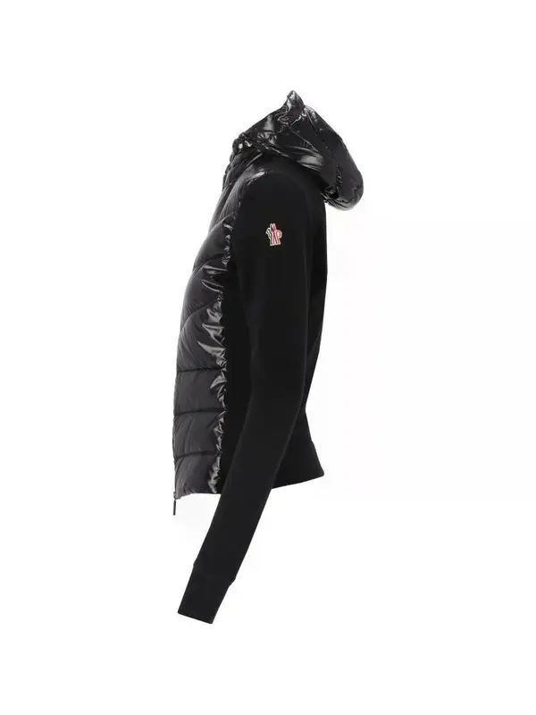 Moncler Quilted-panel Drawstring Hoodie