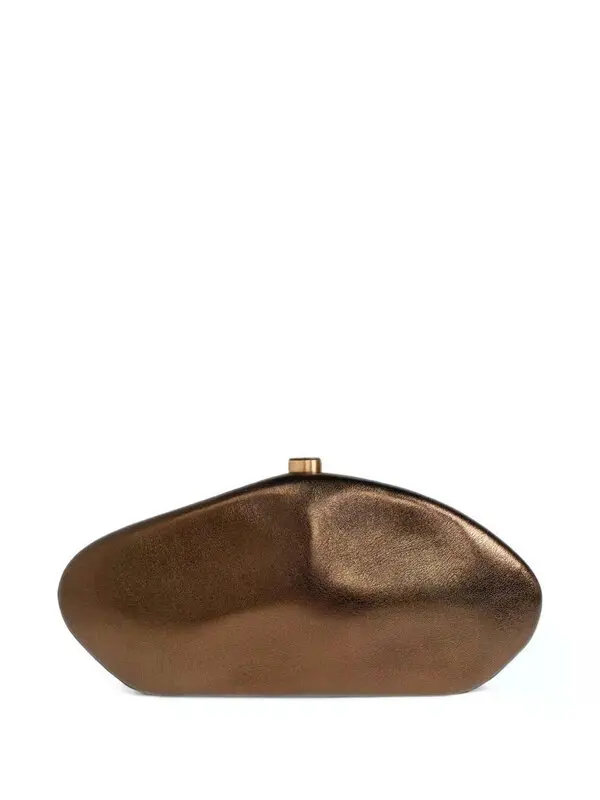 Cult Gaia The Caldera Leather Clutch Bag