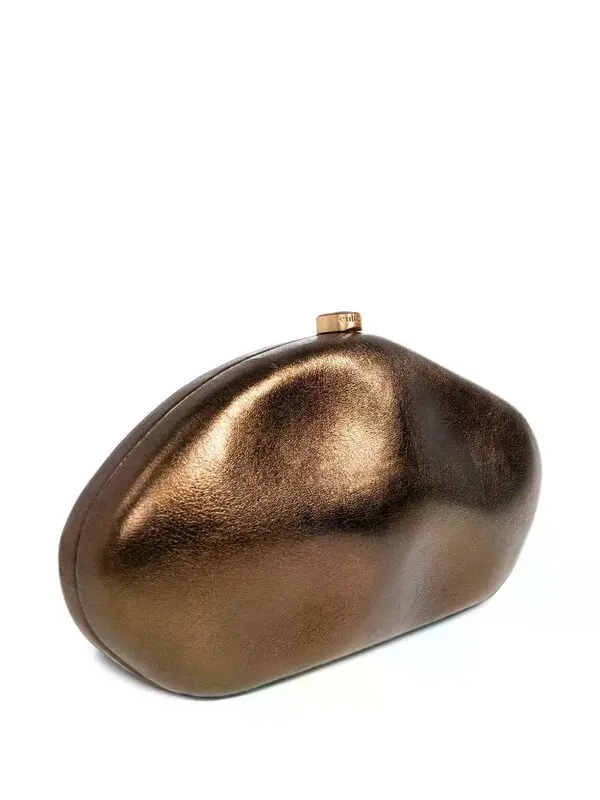 Cult Gaia The Caldera Leather Clutch Bag