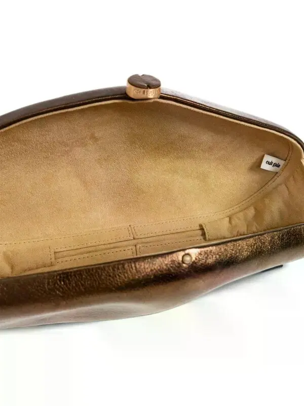Cult Gaia The Caldera Leather Clutch Bag