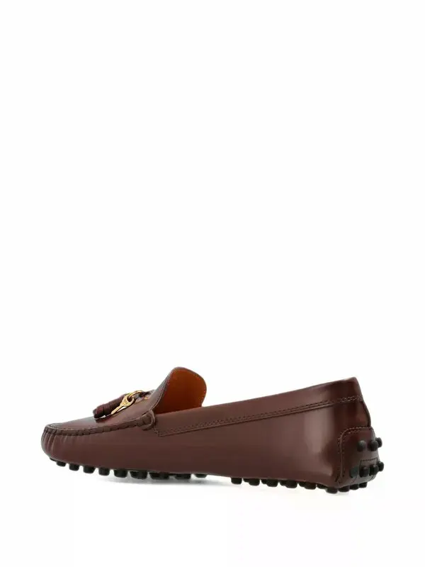TOD'S Tassel-detail Leather Loafers