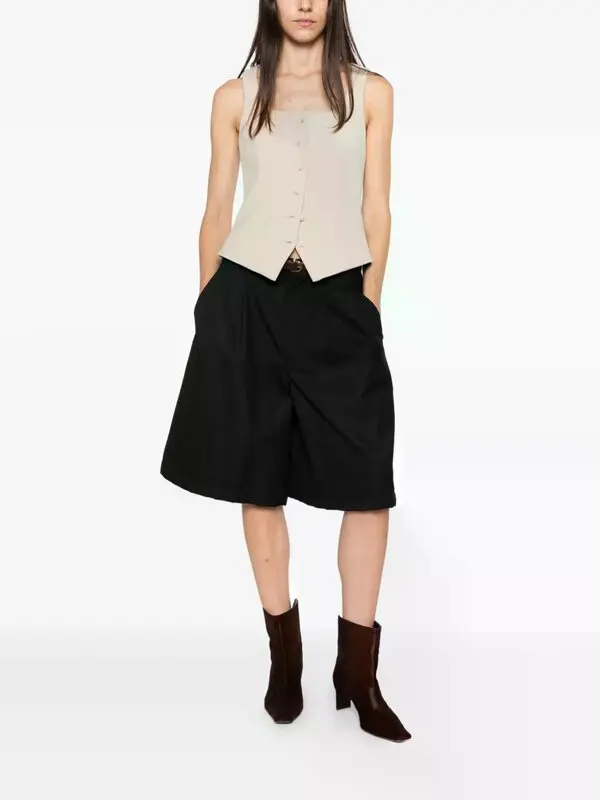 MANUEL RITZ Button-up Square-neck Waistcoat