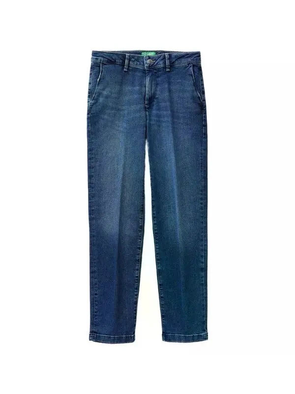 BENETTON Faded Straight-leg Jeans