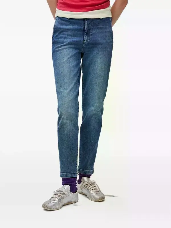 BENETTON Faded Straight-leg Jeans
