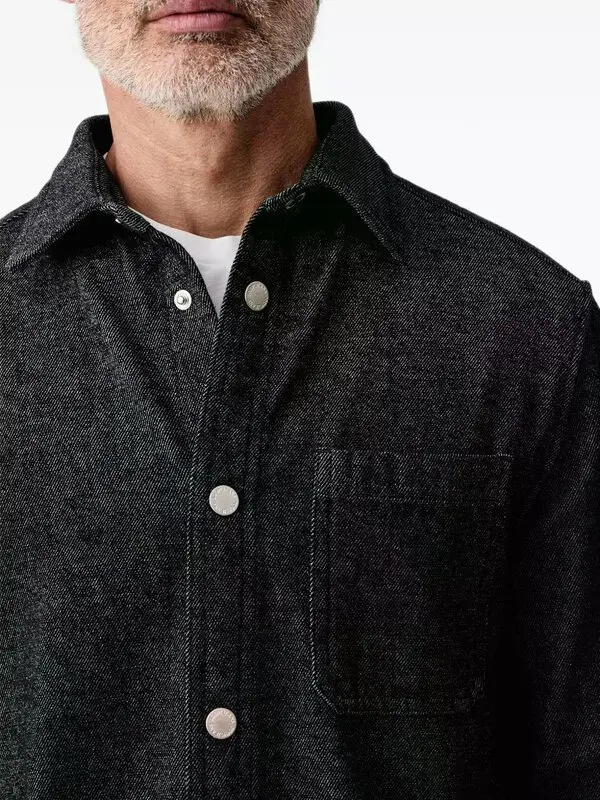 JOOP! Patterned-jacquard Denim Shirt