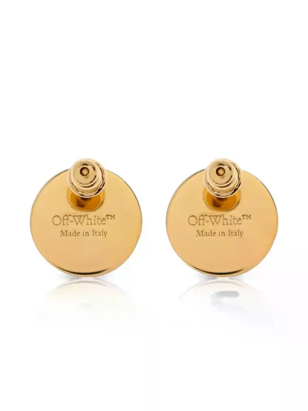 Off-White Arrows Circular Earrings