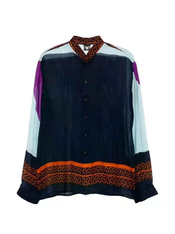 TESSITURA BODY COUTURE Batiste Colour-block Shirt