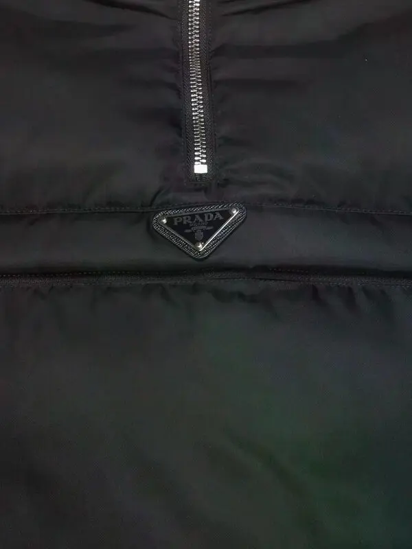 Prada Re-nylon Cropped Puffer Jacket
