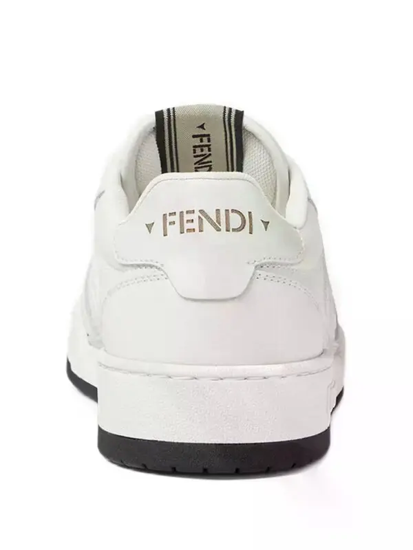 Fendi Leather Low-top Match Trainers